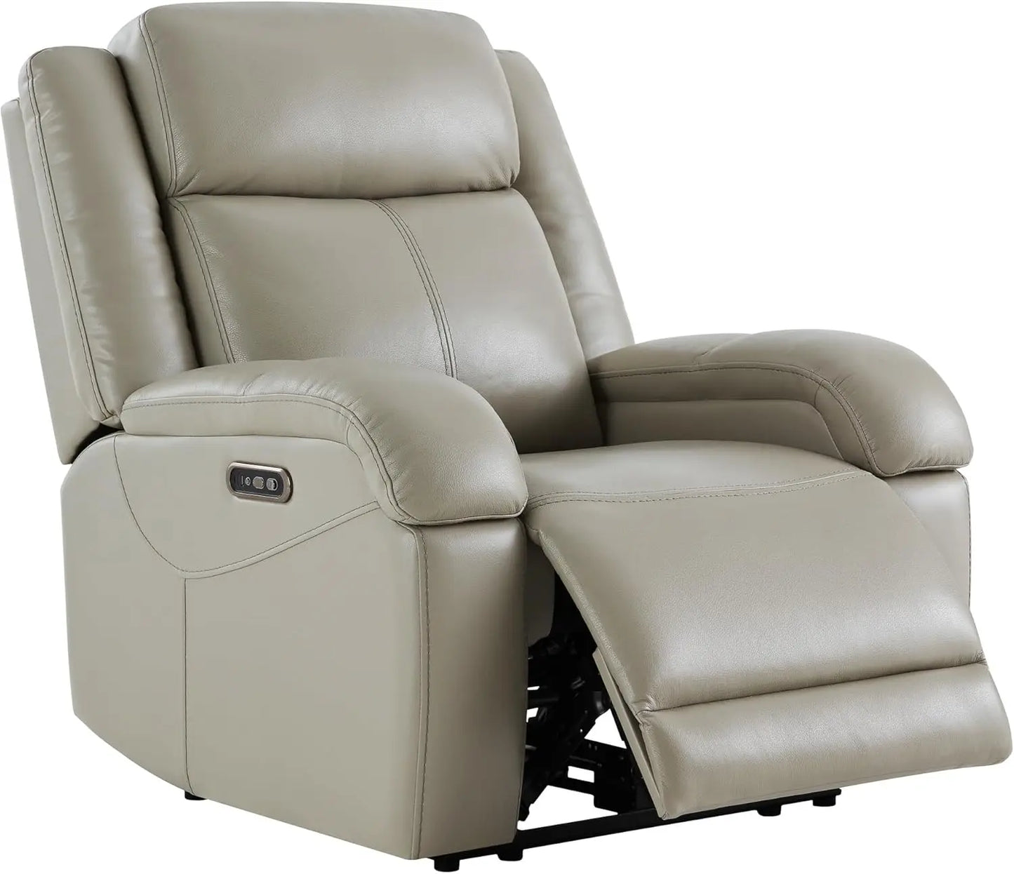 Genuine Leather Power Recliner Chairs for Adults, Wall Hugger RV Recli ...