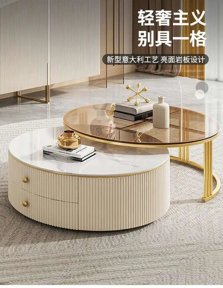 Nordic Luxury Coffee Tables Living Room Korea Beautiful Cute Side Tabl ...